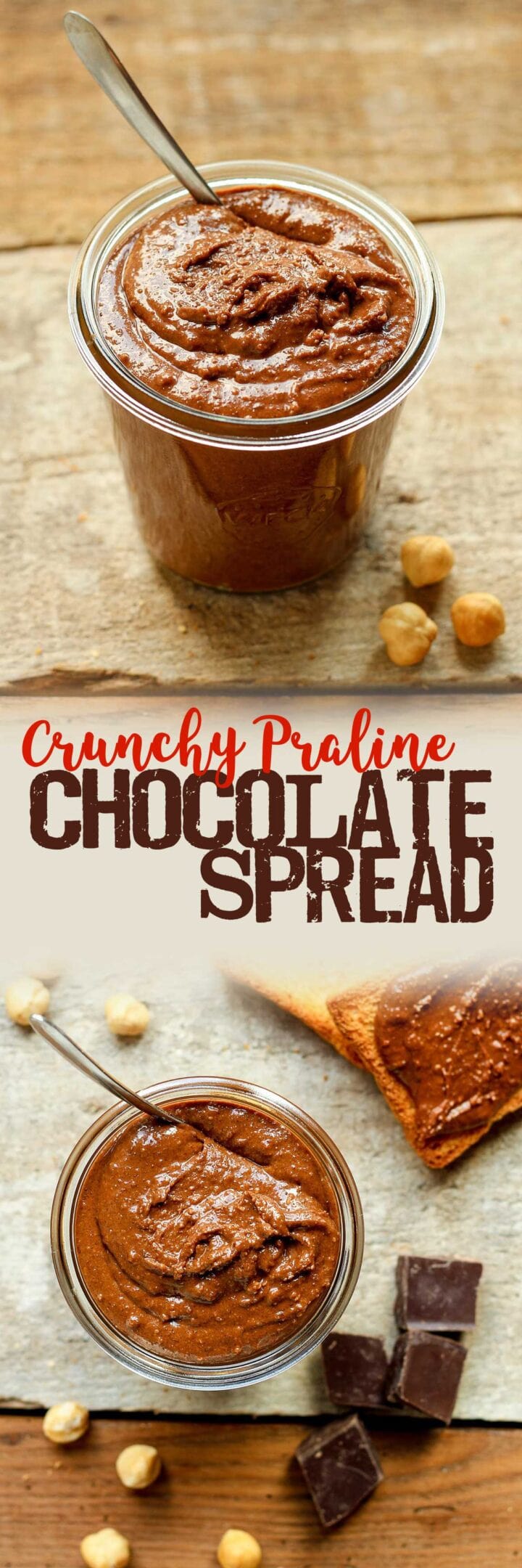 Crunchy Praline Chocolate Spread - Full of Plants