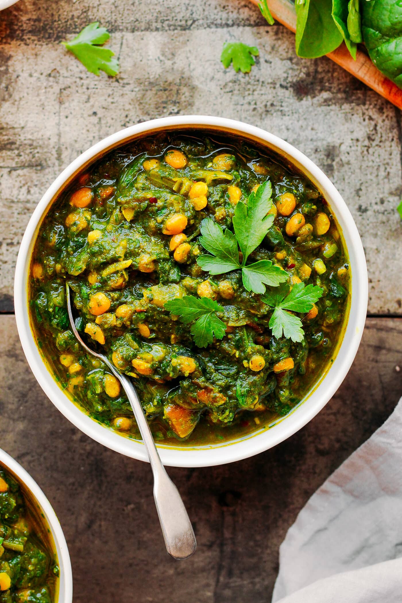 Easy Dal Palak - Full of Plants