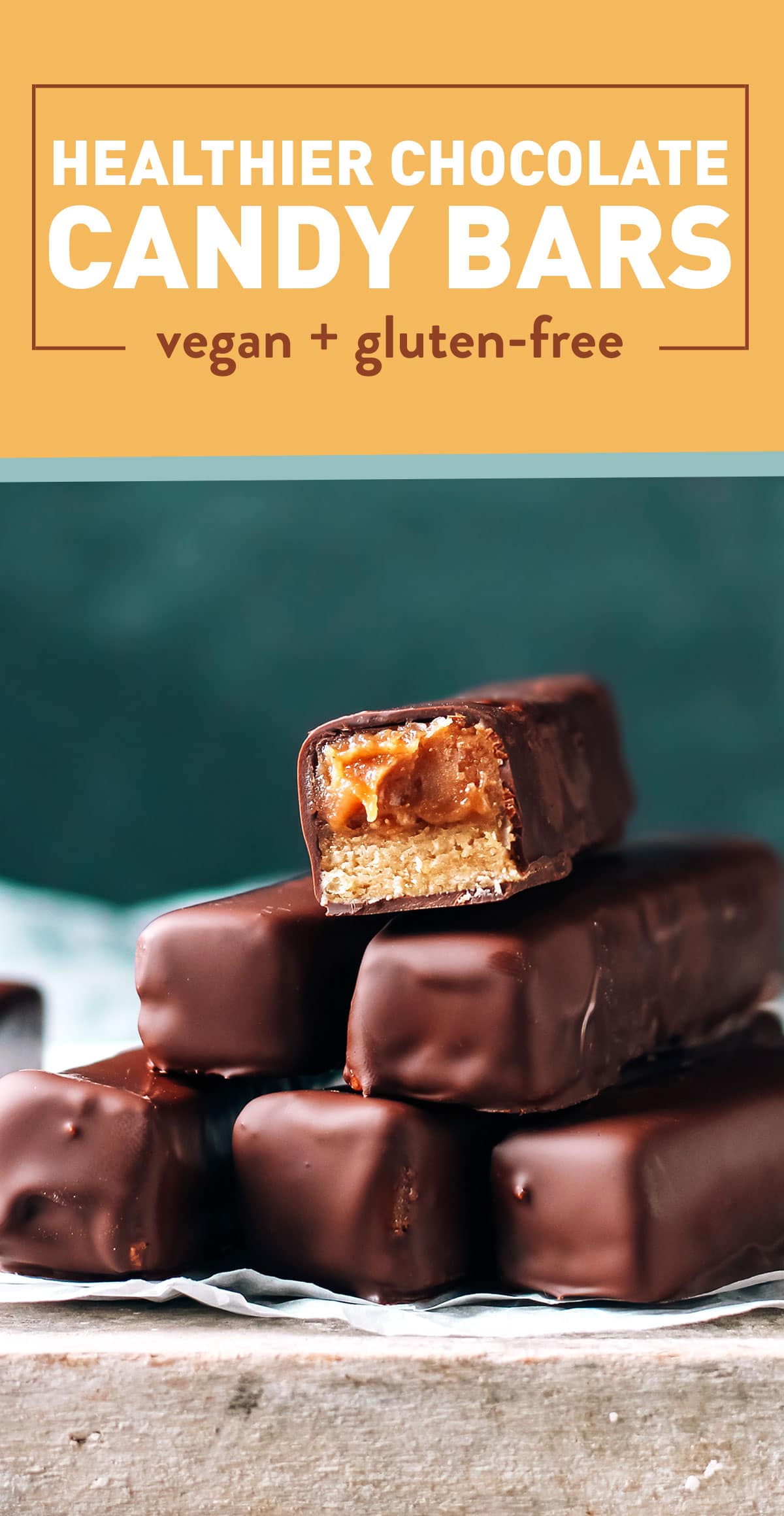 Healthier Chocolate Candy Bars (Vegan + GF) - Full of Plants