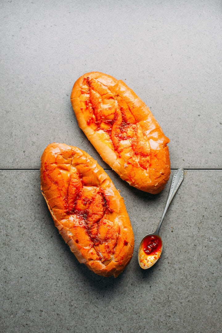 Spicy Vietnamese Grilled Bread - Full of Plants