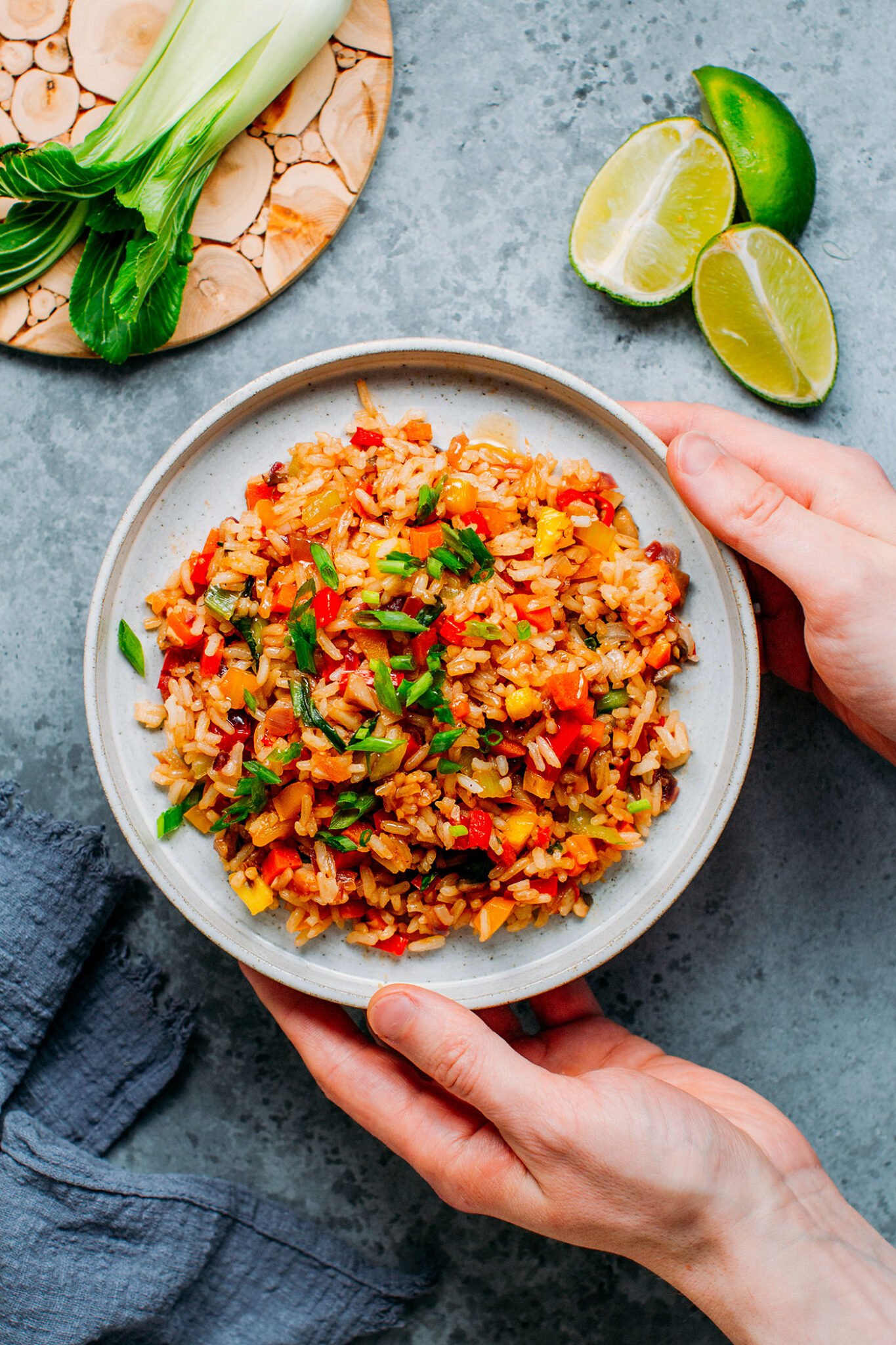 Thai Fried Rice (Sweet & Sour!) - Full of Plants