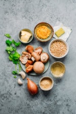 Miso Mushroom Buckwheat Risotto - Full of Plants