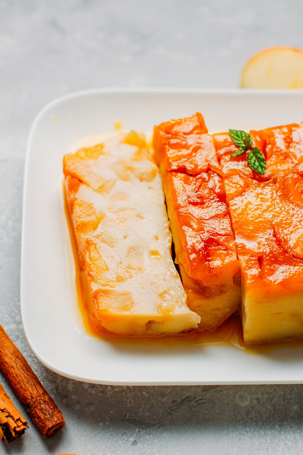 Apple Caramel Flan (Vegan + Gluten-Free) - Full of Plants