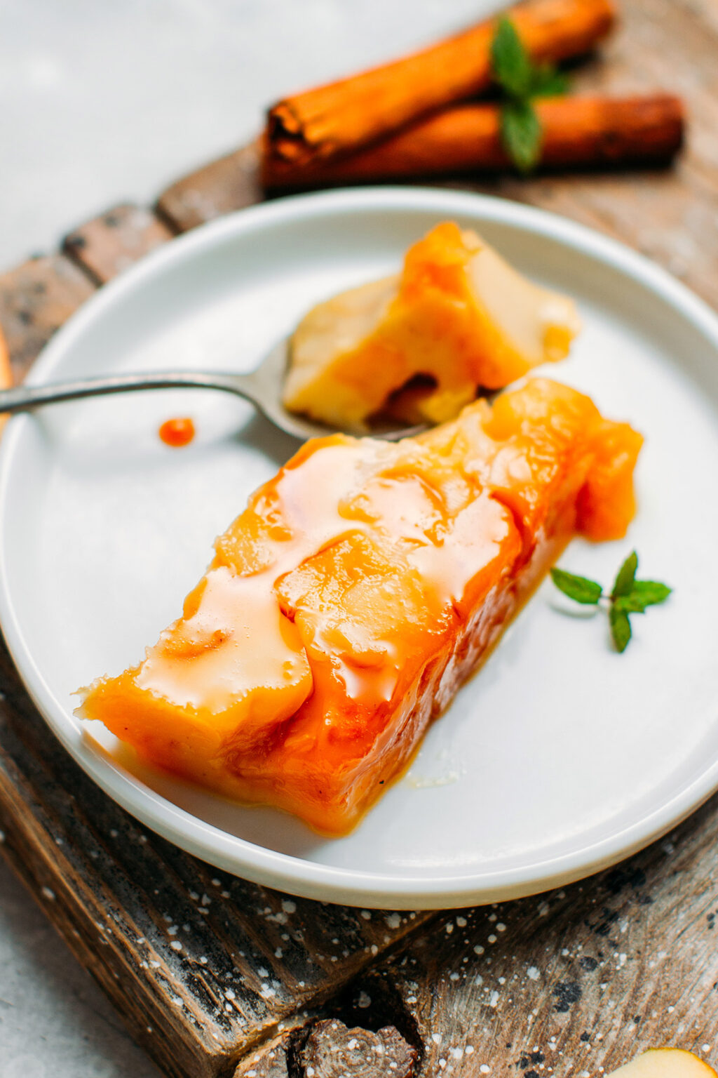 Apple Caramel Flan (Vegan + Gluten-Free) - Full of Plants