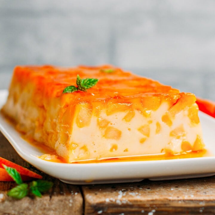 Apple Caramel Flan (Vegan + Gluten-Free) - Full of Plants