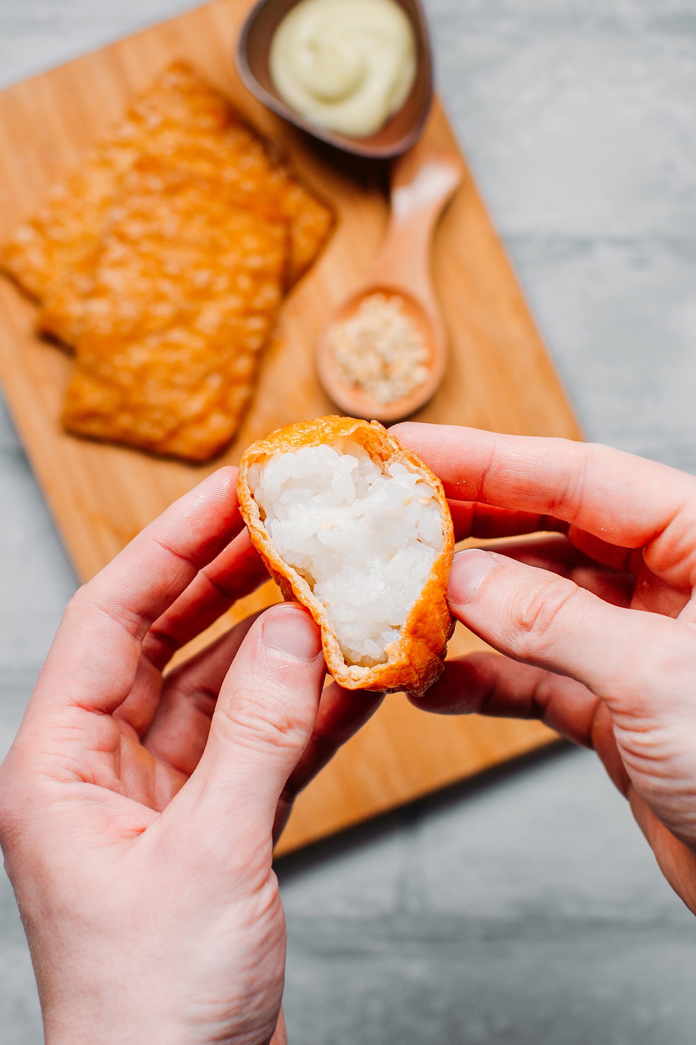 Vegan Inari Sushi - Full of Plants