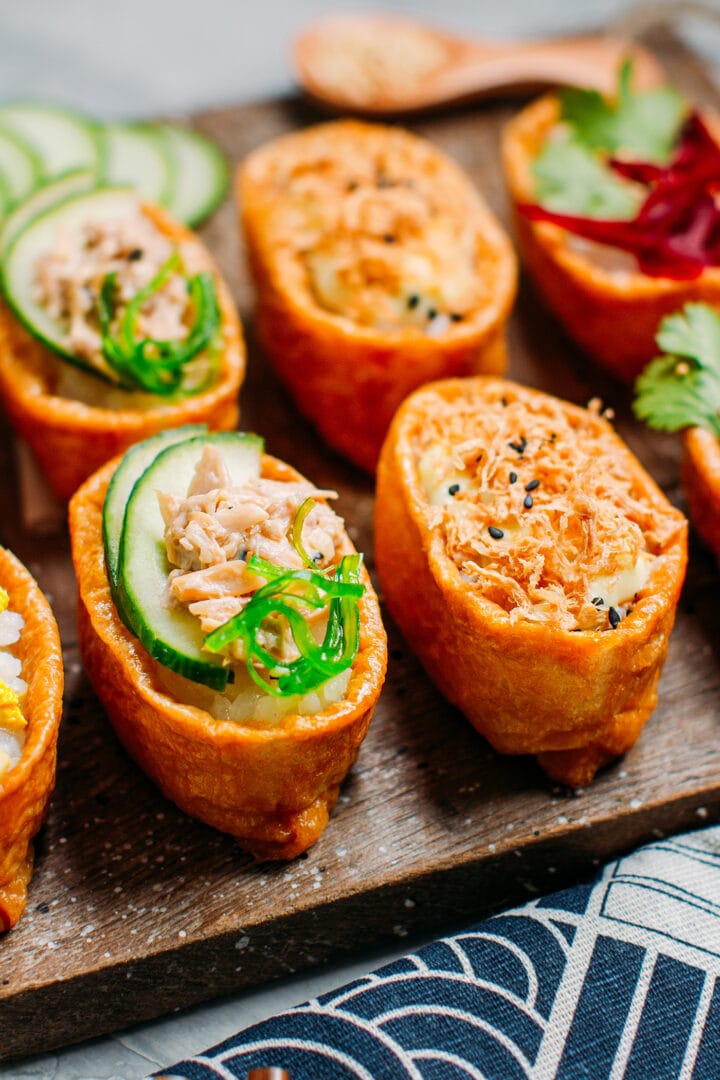 Vegan Inari Sushi - Full of Plants