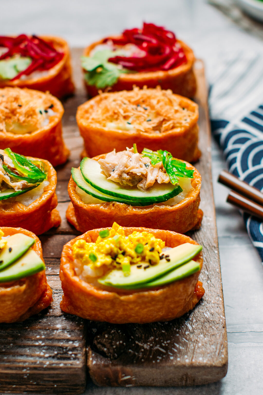 Vegan Inari Sushi - Full of Plants