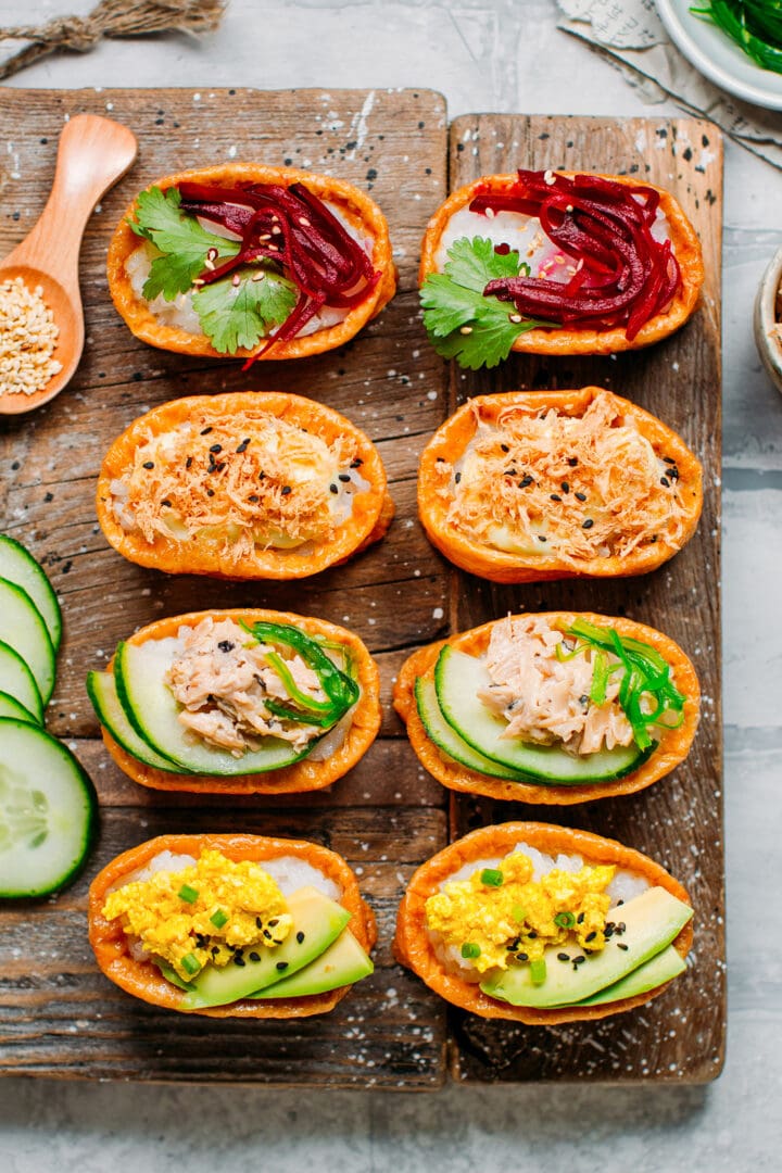 Vegan Inari Sushi - Full of Plants