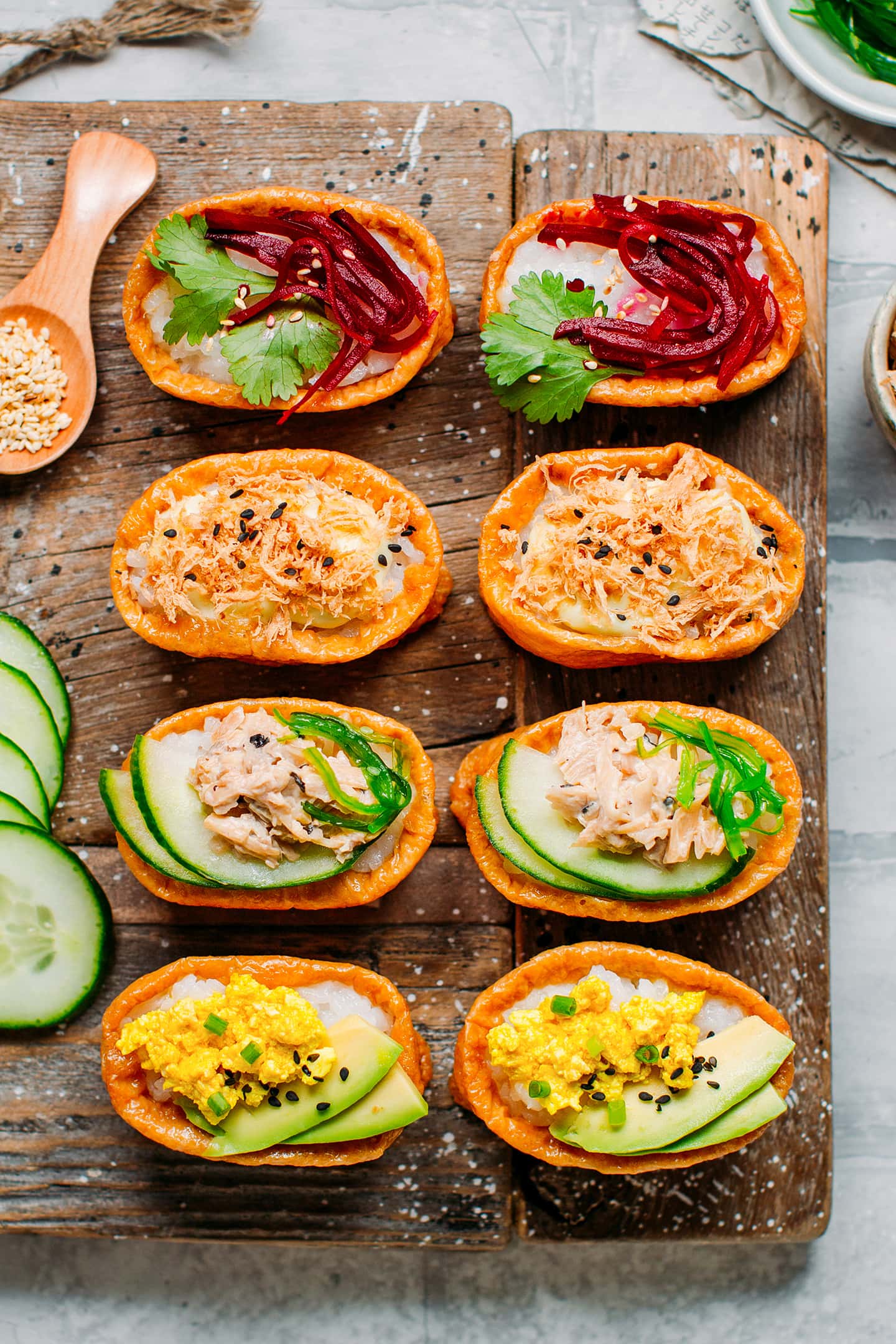 Vegan Inari Sushi - Full of Plants