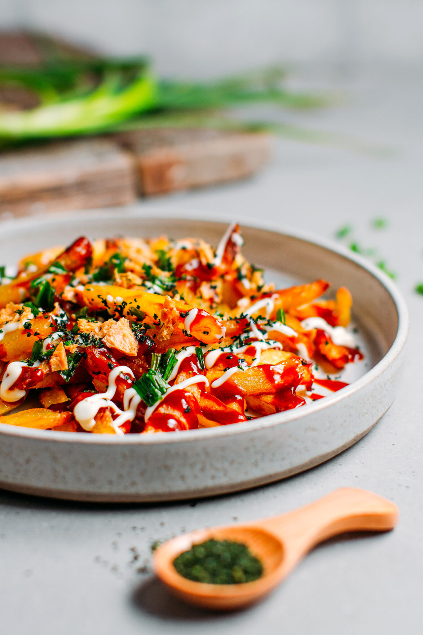 Okonomiyaki Fries - Full of Plants