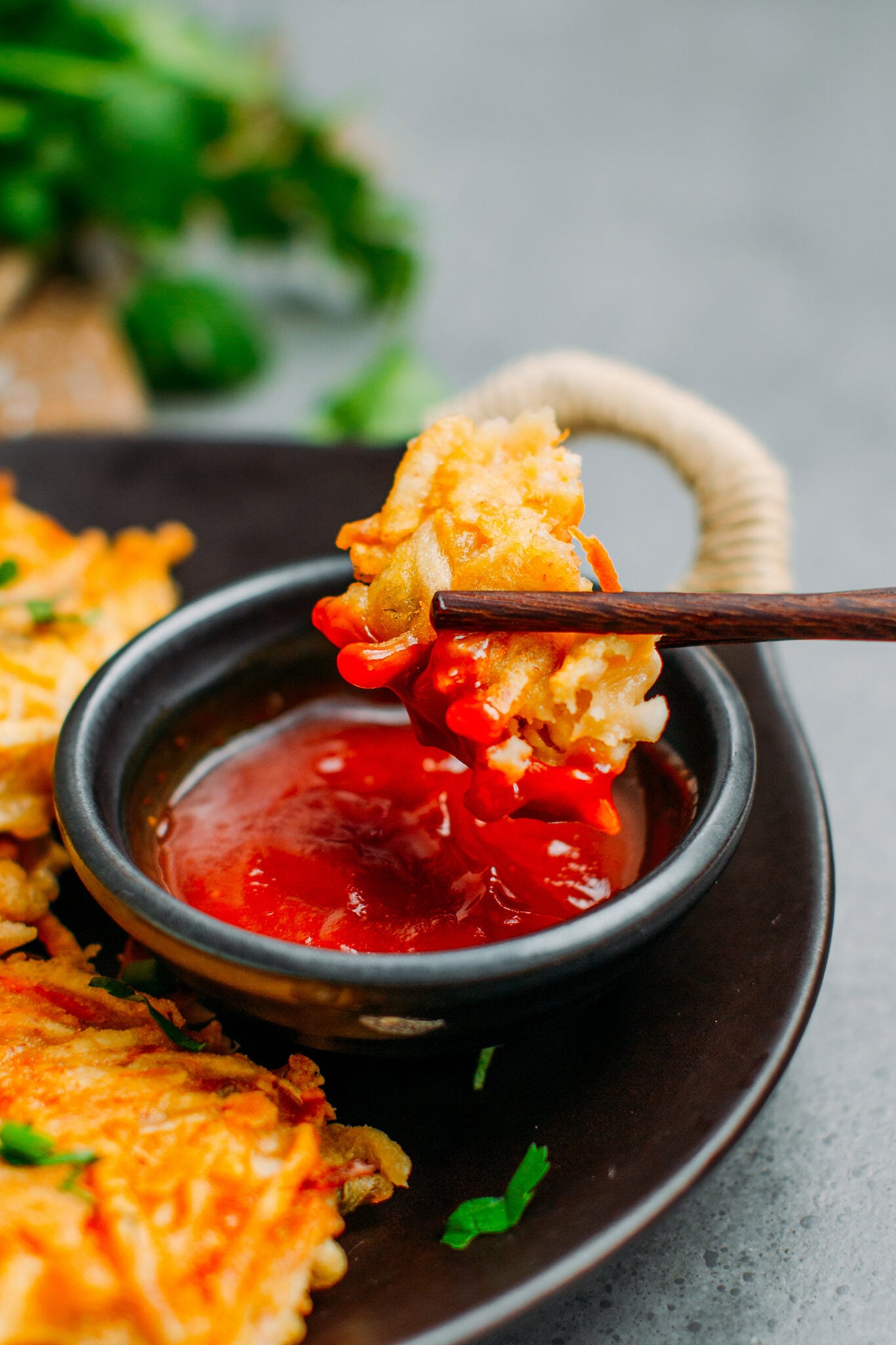 Taro Fritters - Full of Plants
