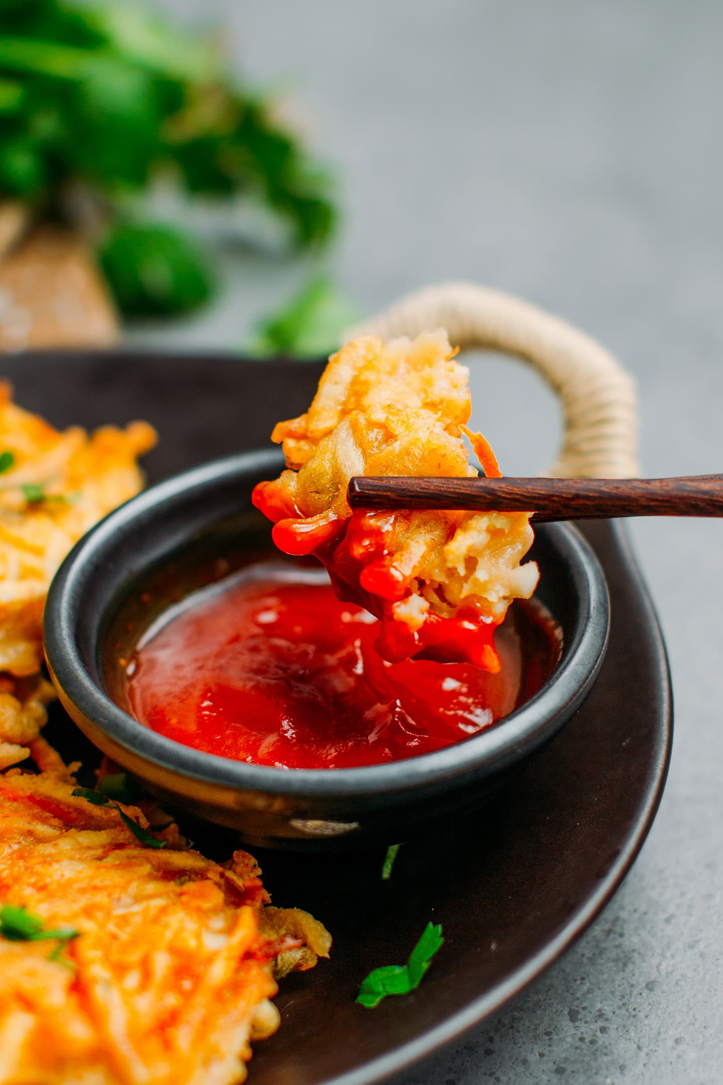 Taro Fritters - Full of Plants