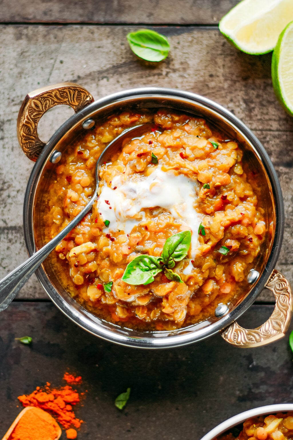 Vegan Red Lentil Curry - Full of Plants