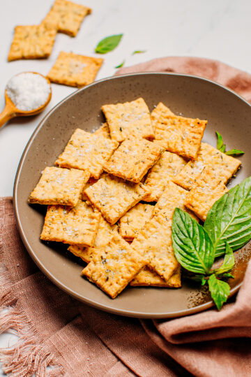 Easy Herb Crackers - Full of Plants