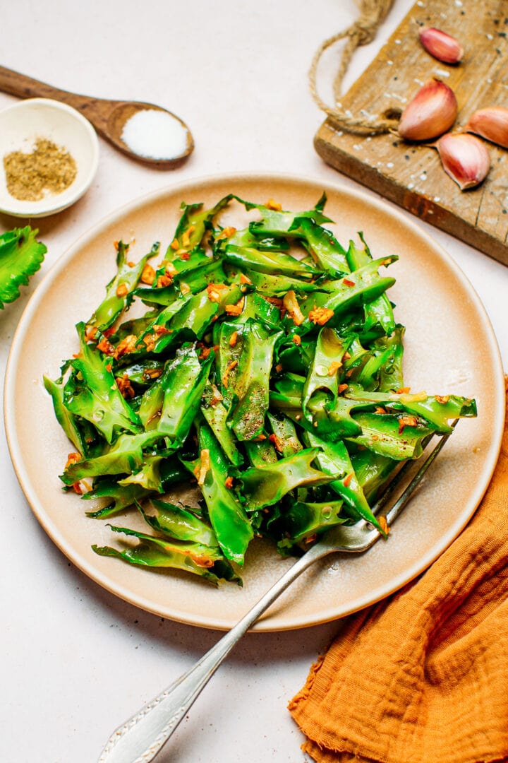 Garlic Winged Beans - Full of Plants