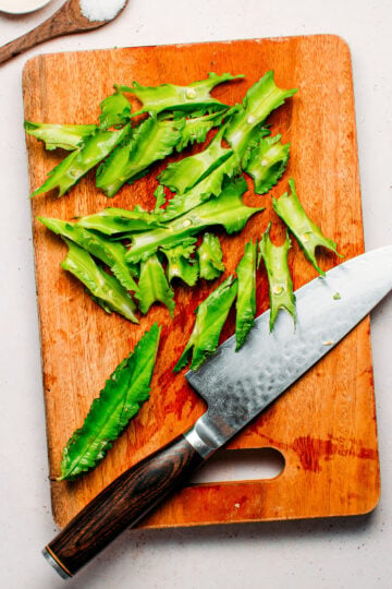 Garlic Winged Beans - Full of Plants
