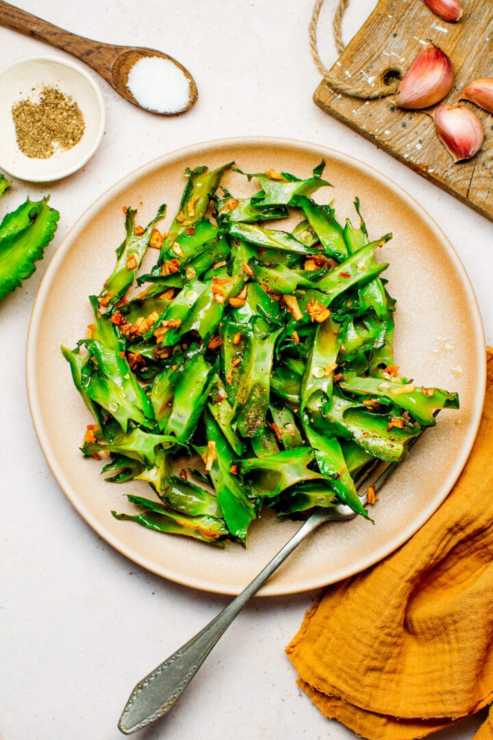 Garlic Winged Beans - Full of Plants