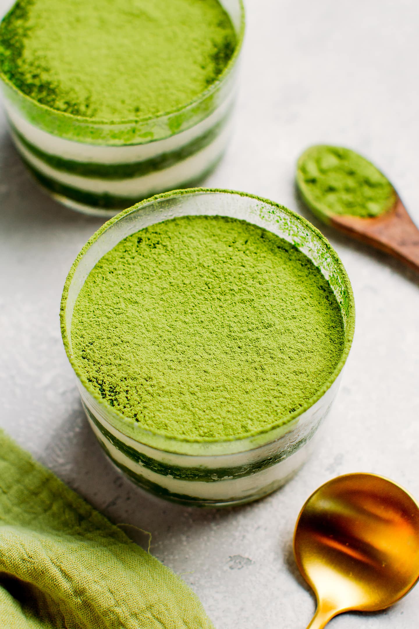 Vegan Matcha Tiramisu - Full of Plants