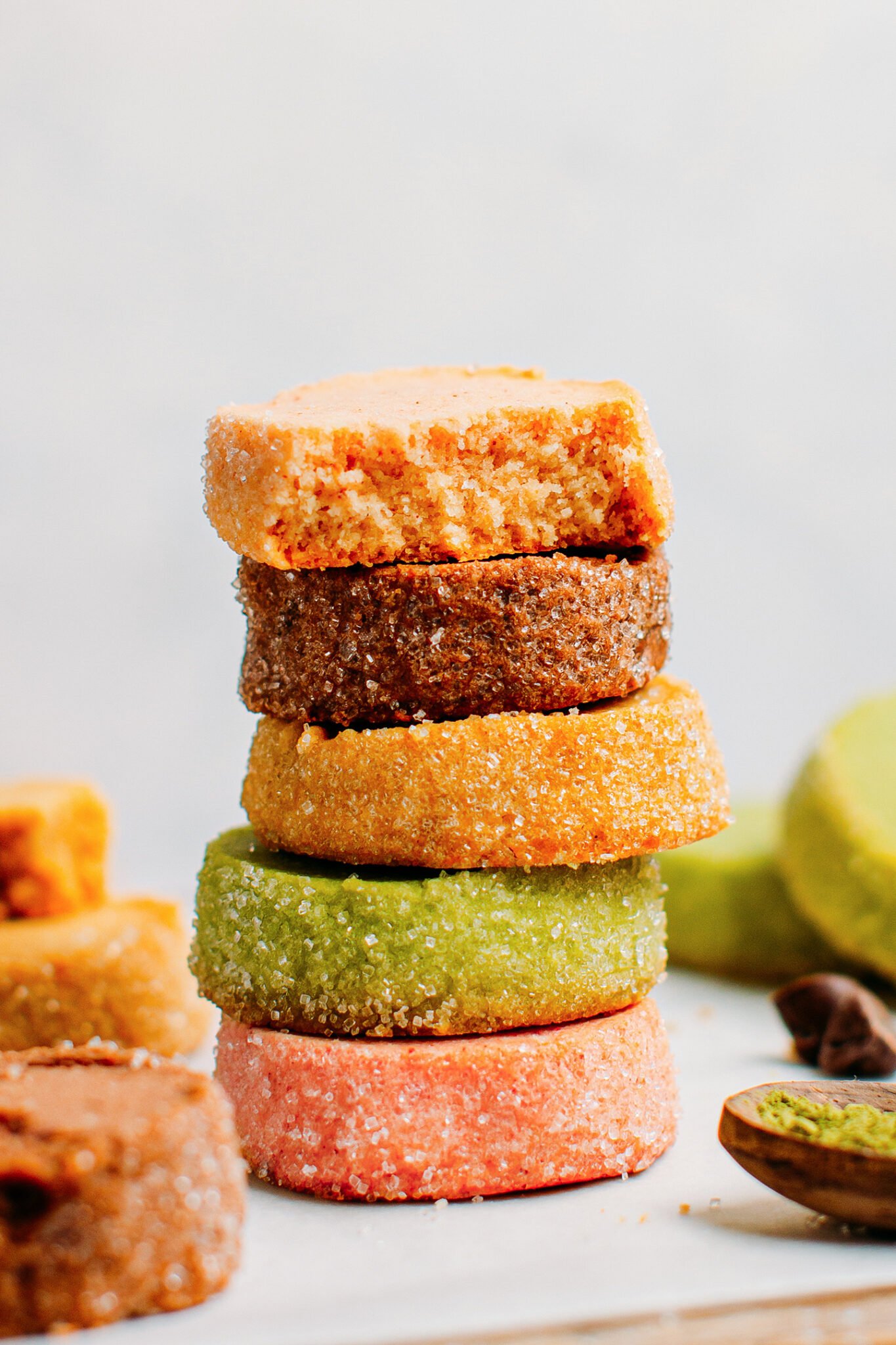 Vegan Shortbread Cookies (5 Flavors) - Full of Plants