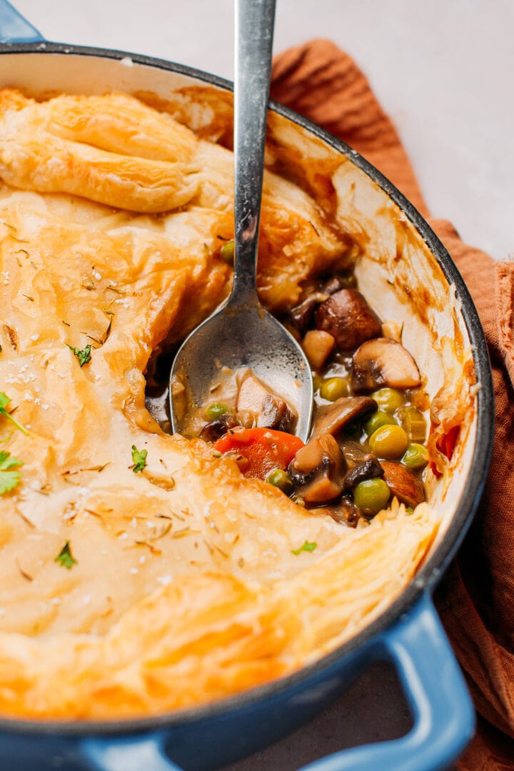 Vegan Mushroom Pot Pie - Full of Plants