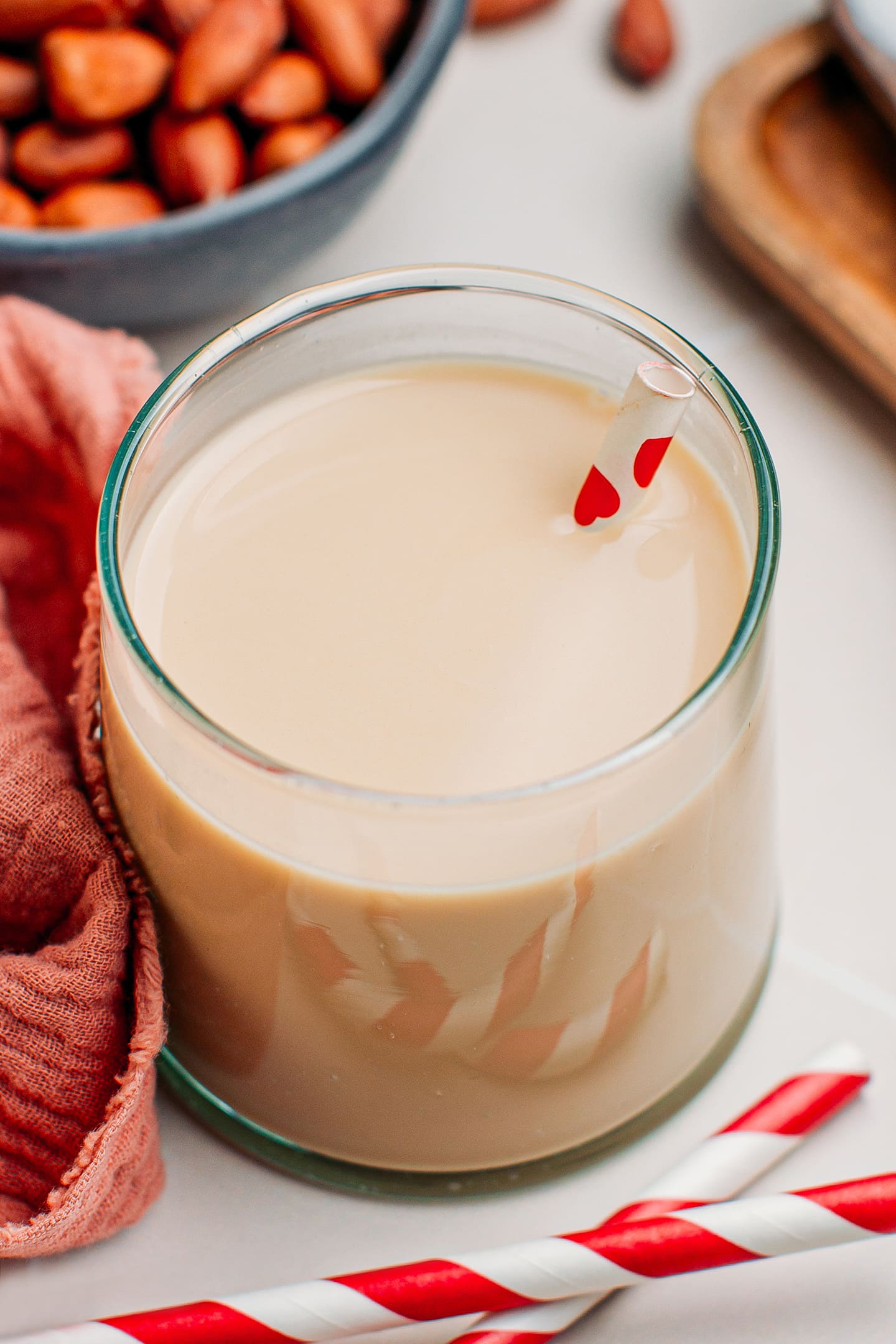 Homemade Peanut Milk - Full of Plants