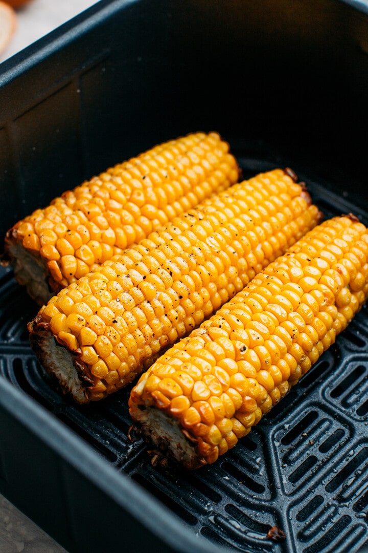 Perfect Air Fryer Corn on the Cob - Full of Plants