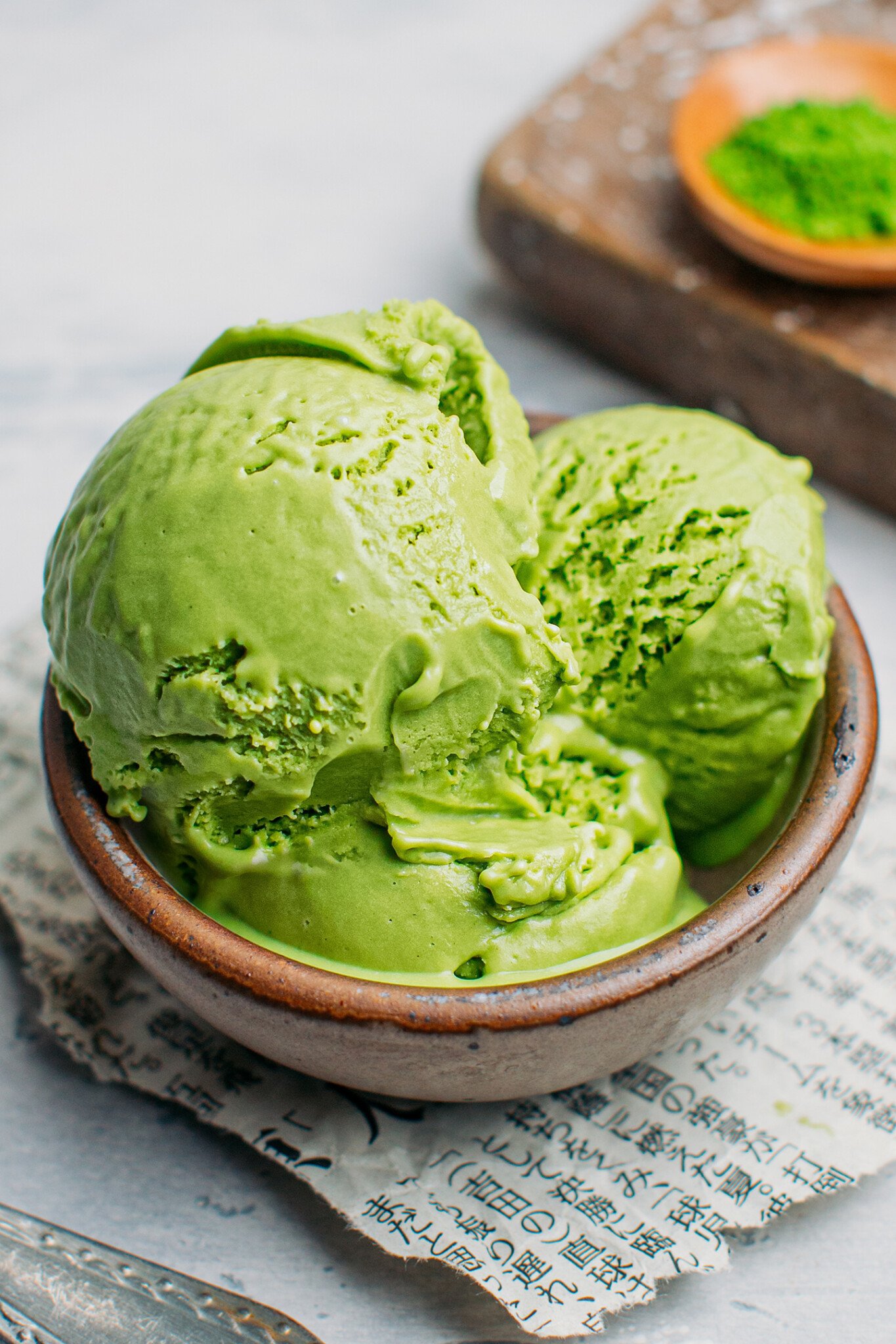 Vegan Matcha Ice Cream - Full of Plants