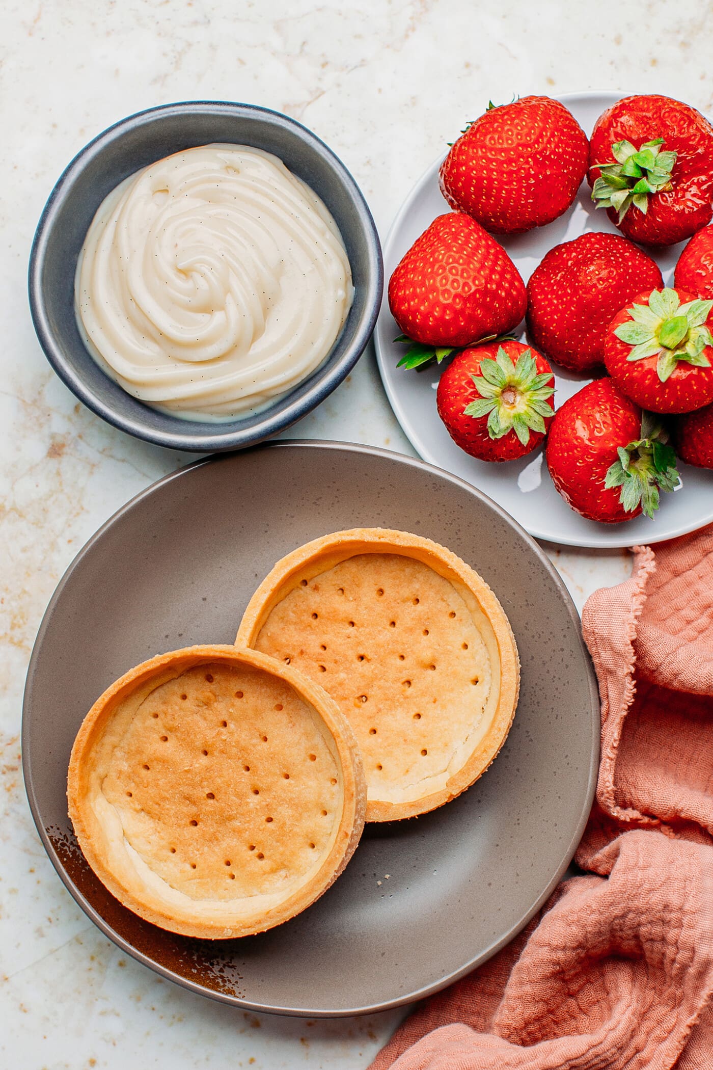 Vegan Strawberry Tart (Or Tartlets!) - Full of Plants