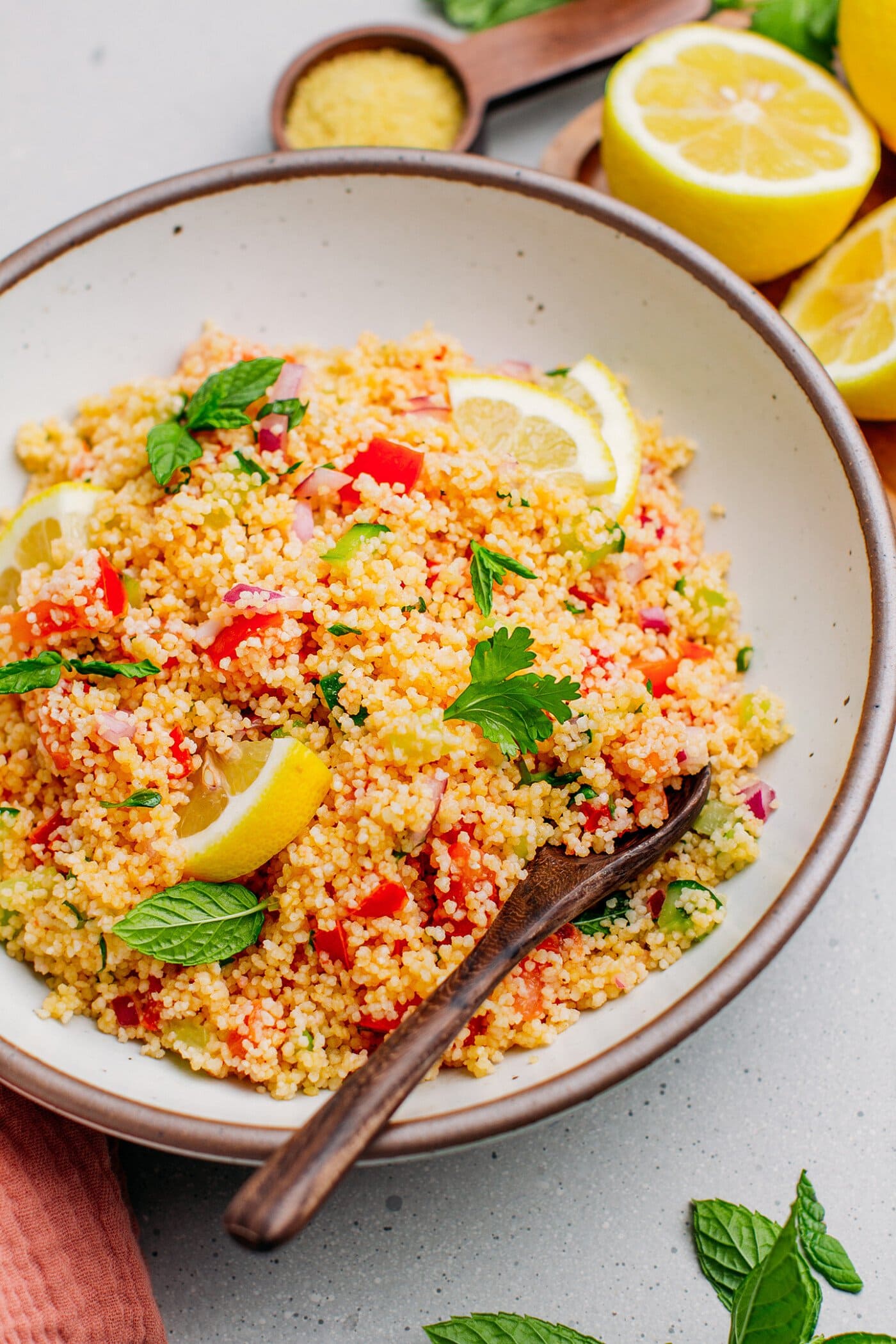 Fresh Couscous Salad - Full of Plants