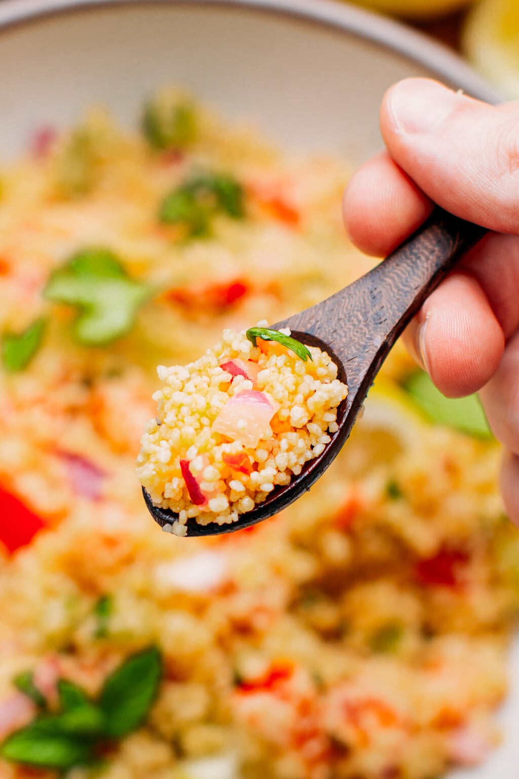 Fresh Couscous Salad - Full of Plants