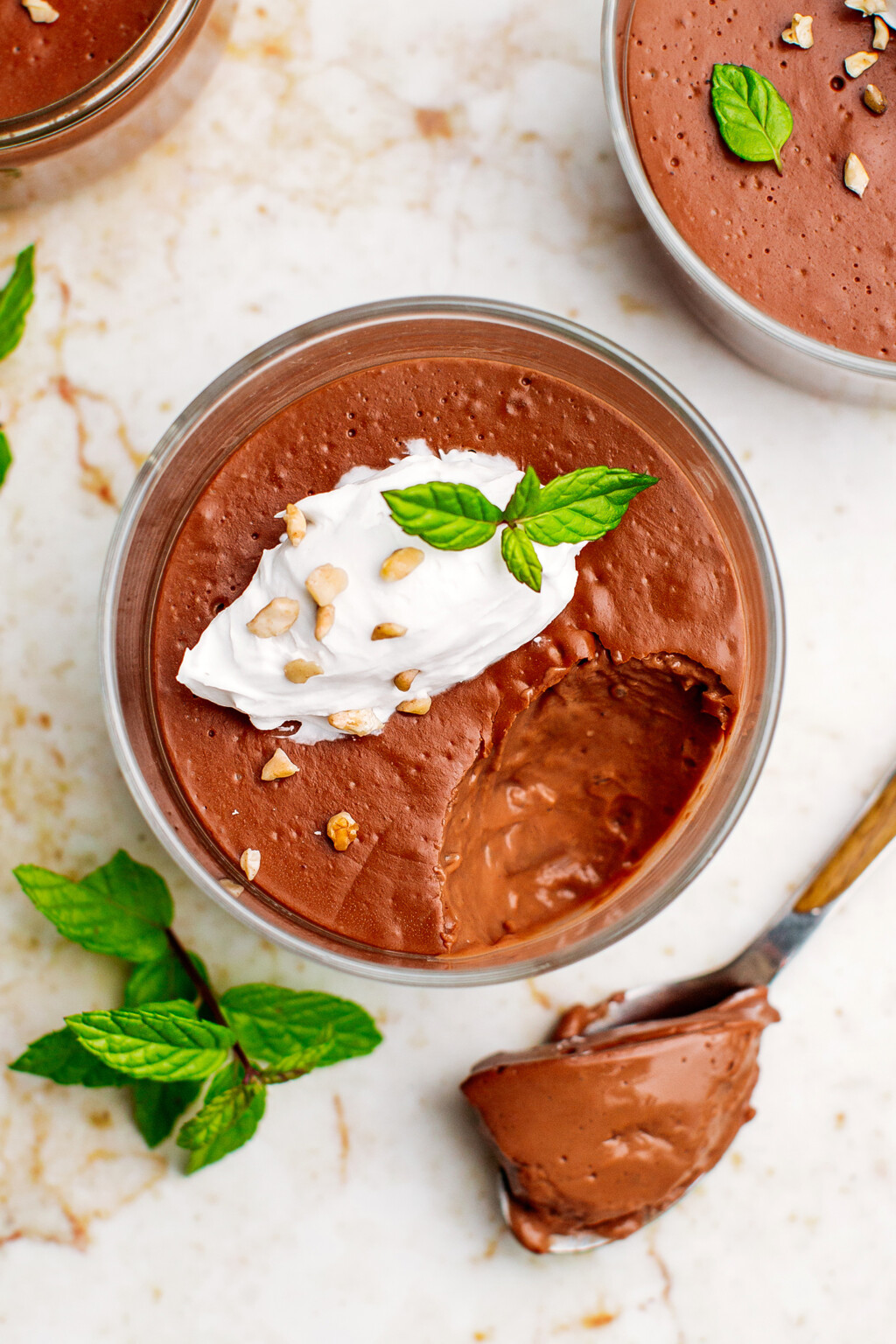 Vegan Chocolate Pots de Crème - Full of Plants