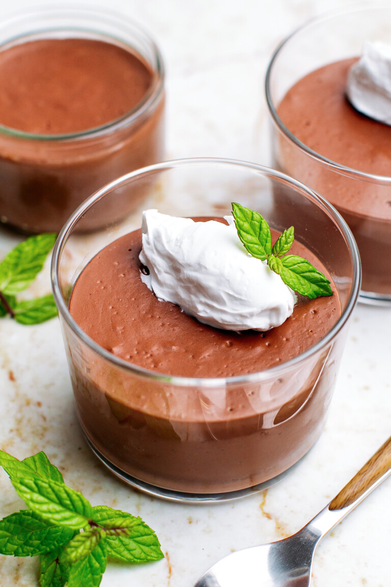 Vegan Chocolate Pots de Crème - Full of Plants