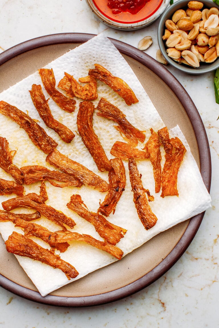 Vegan Bánh Tráng Trộn (Vietnamese Rice Paper Salad) - Full of Plants