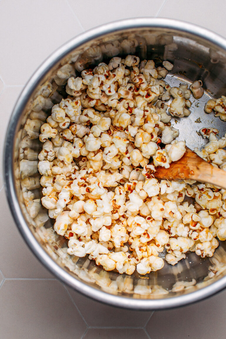 Maple Syrup Popcorn - Full of Plants