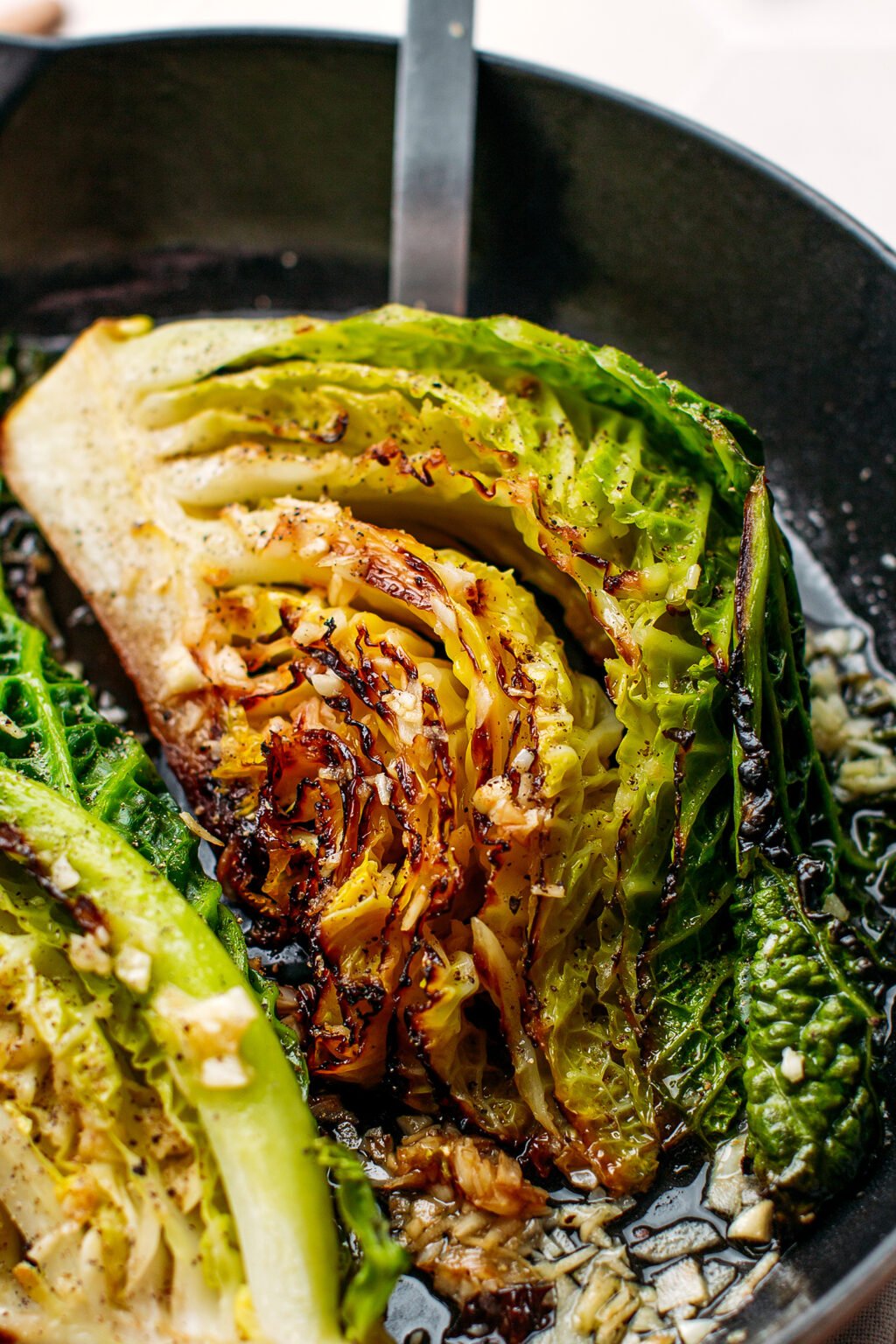 Braised Savoy Cabbage - Full of Plants