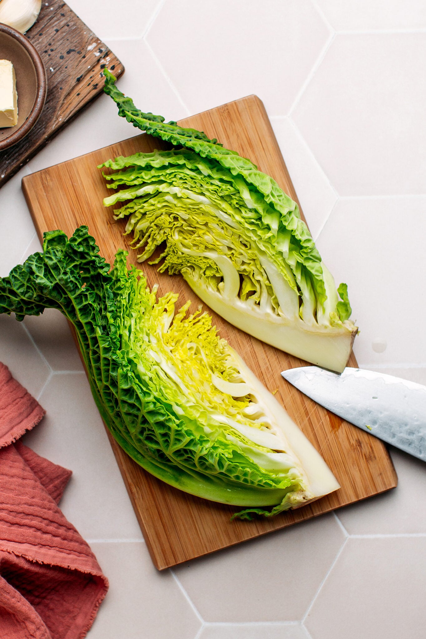 Braised Savoy Cabbage - Full of Plants