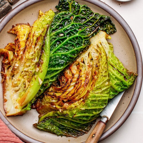 Braised Savoy Cabbage - Full of Plants