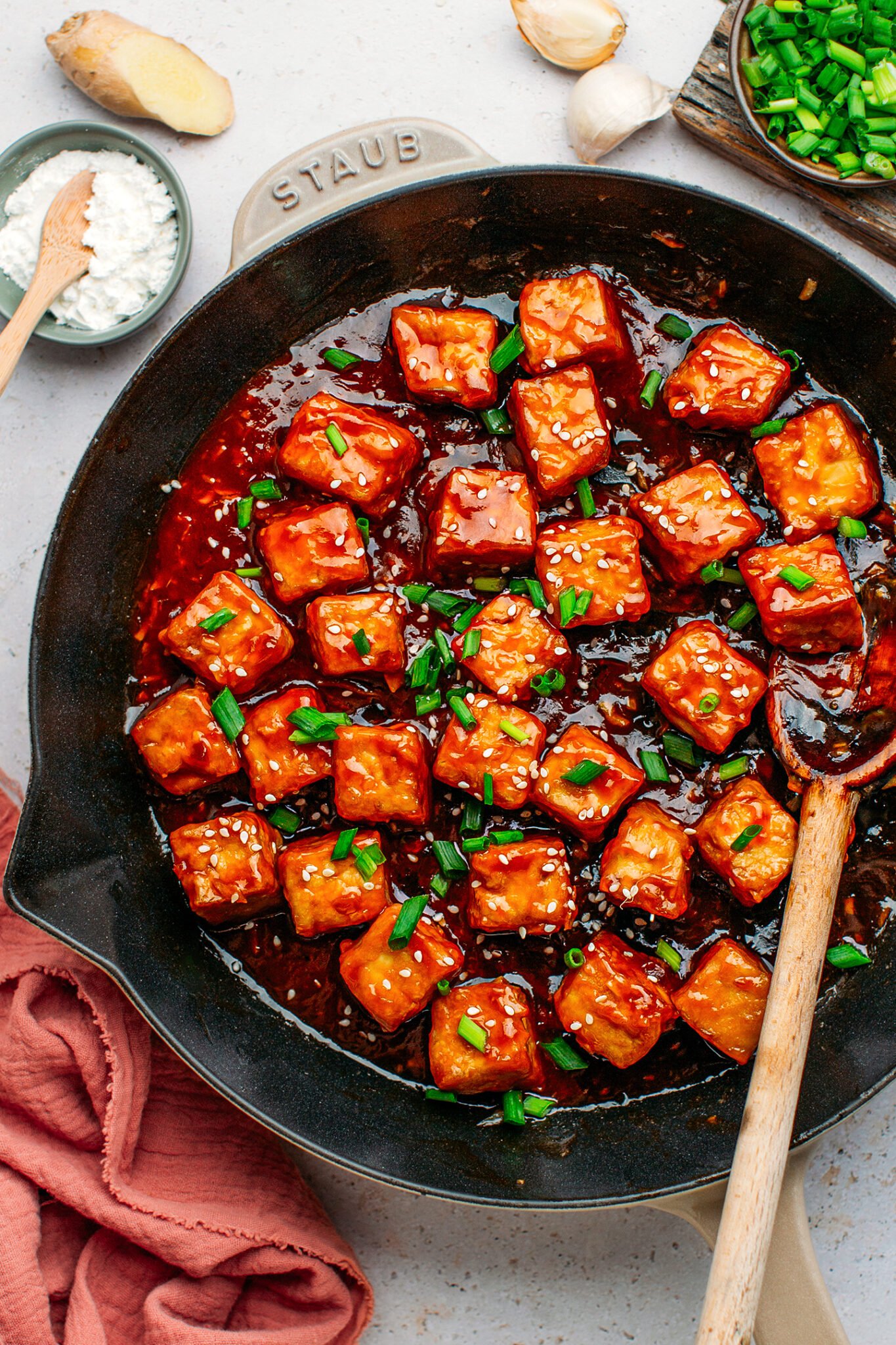 General Tso's Tofu - Full of Plants