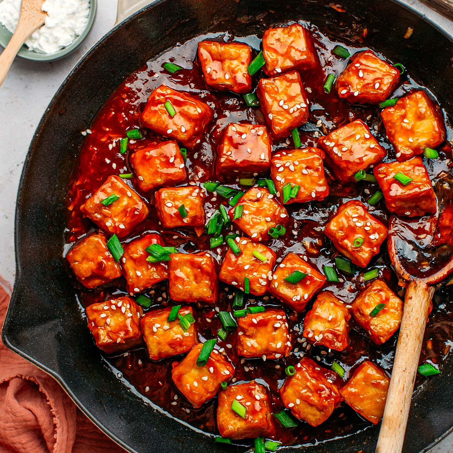 General Tso's Tofu - Full of Plants
