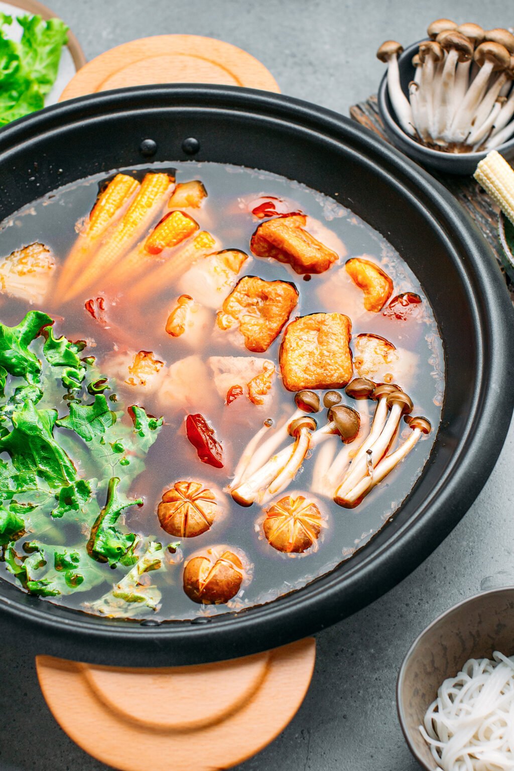 Spicy Vegan Hot Pot - Full of Plants