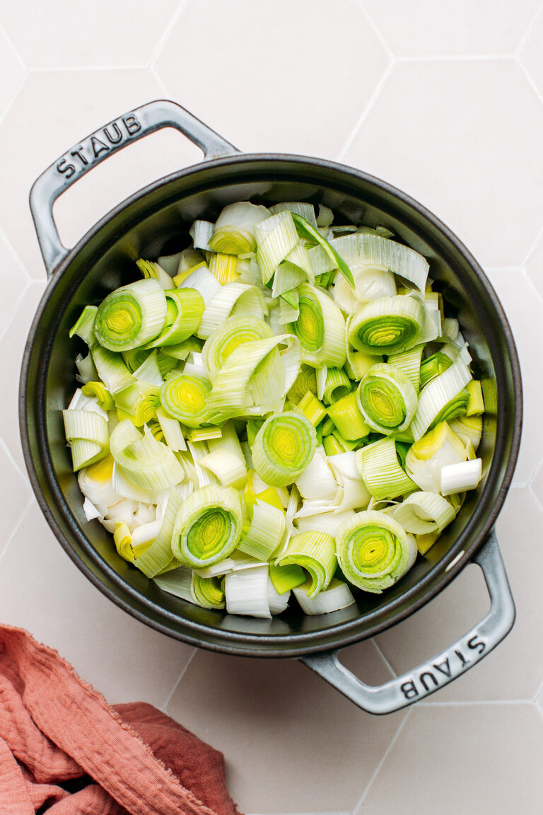 Vegan Potato Leek Soup - Full of Plants