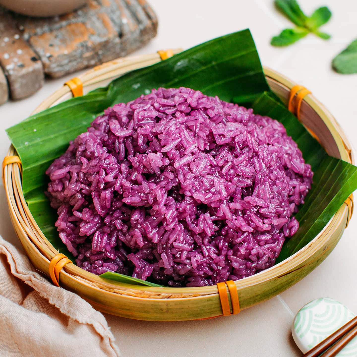 Purple Sticky Rice - Full of Plants