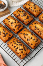 Vegan Mini Chocolate Chip Loaf Cakes - Full of Plants