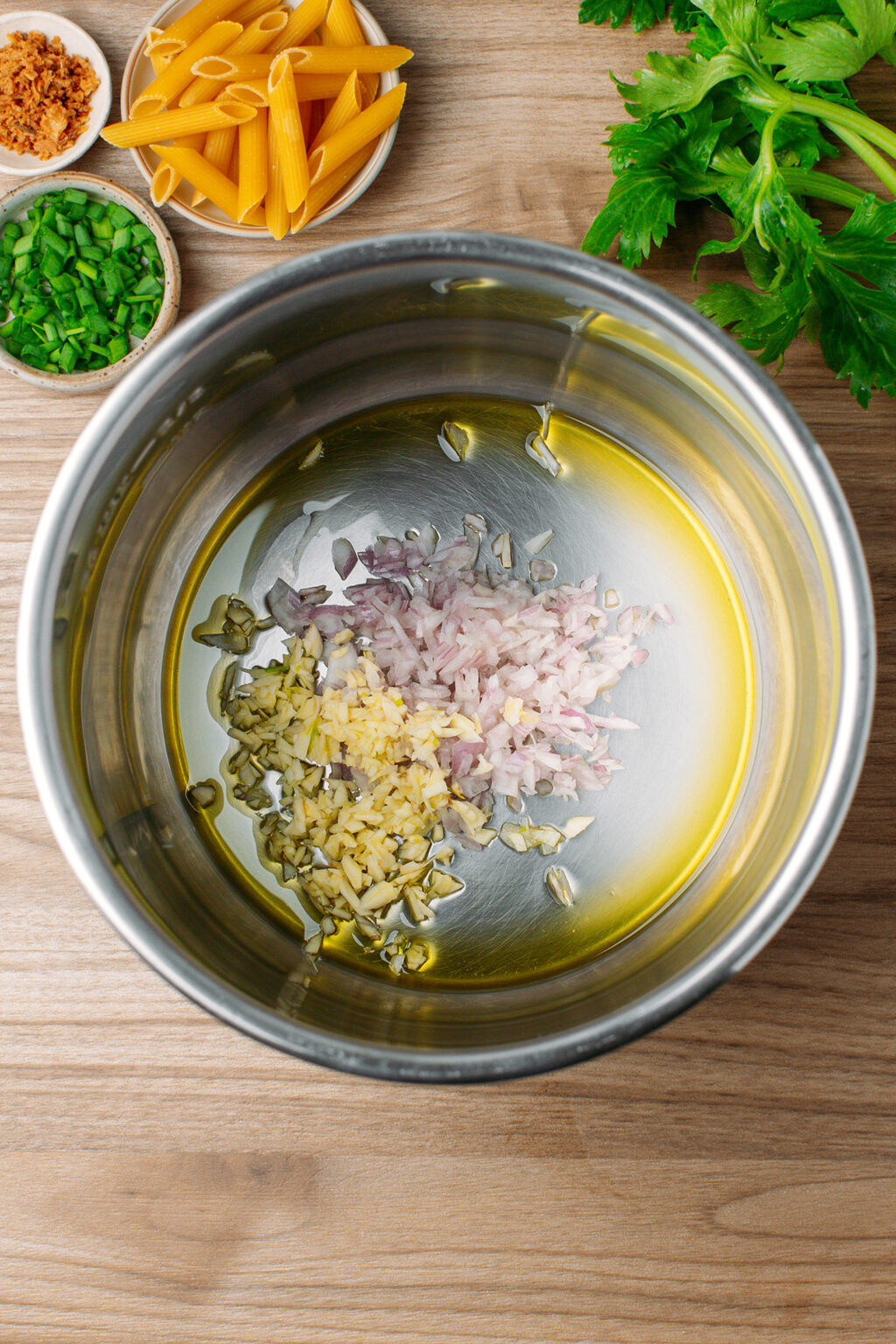 Celery Pasta Soup - Full of Plants
